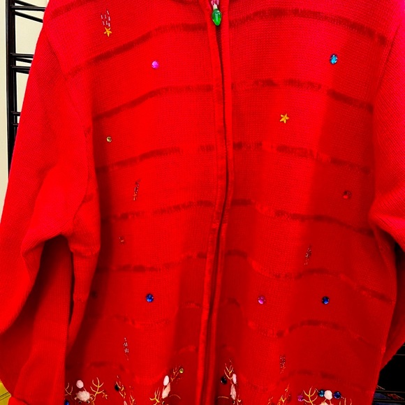 Quacker Factory | Sweaters | Quacker Factory Christmas Reindeer Sweater ...